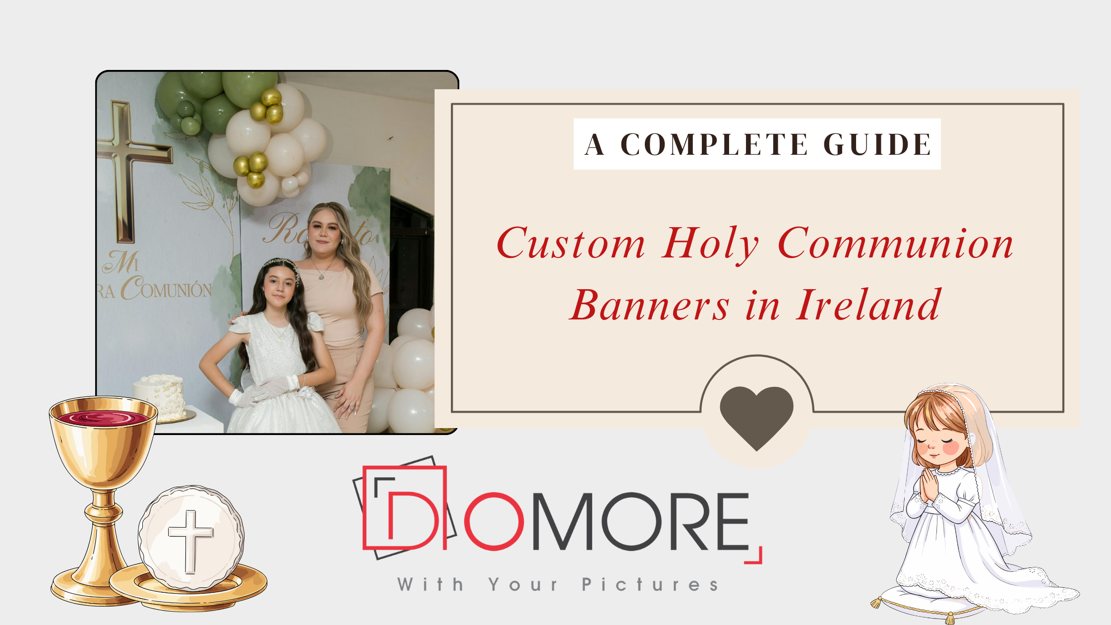 Custom Holy Communion Banners Ireland | Personalised Banners – Do More ...